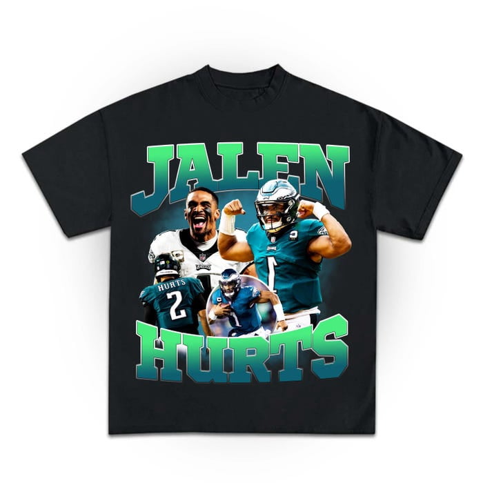 JALEN HURTS T Shirt Design. Png Digital 4500x5100 px. EAGLES Football ...