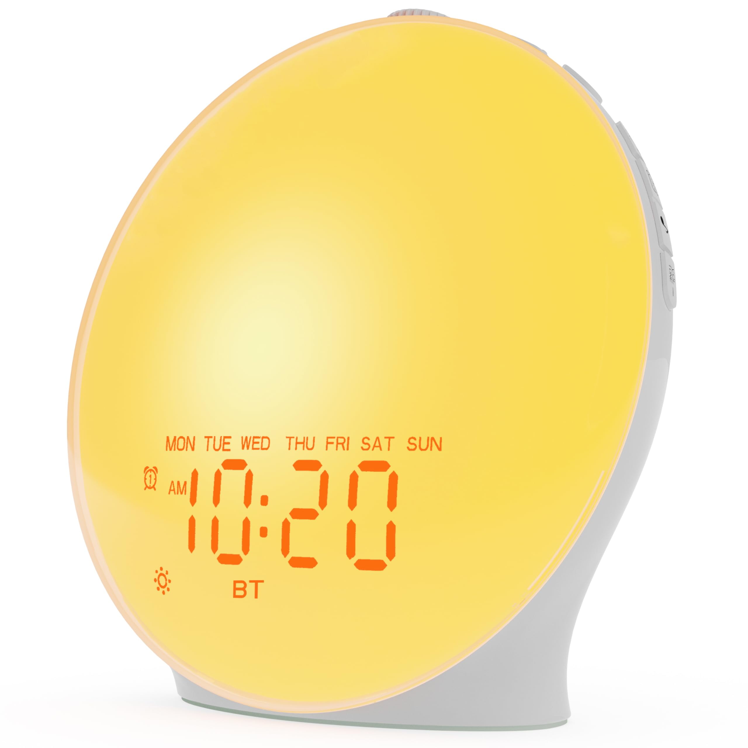 JALL Sunrise Alarm Clock White Noise Sound Machine with 22 Soothing ...