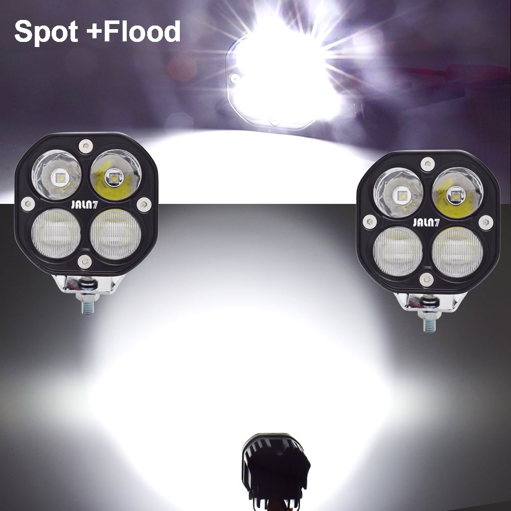 JALN7 Offroad LED Driving Lights 4x4 Pods Motorcycle 3 Inch 40W ...