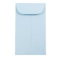 JAM #3 Coin Envelopes, 2.5x4.25, Baby Blue, 100/Pack - Walmart.com