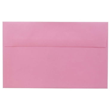 JAM Paper 6 x 9 Booklet Envelopes, Baby Pink, 50/Pack - Walmart.com