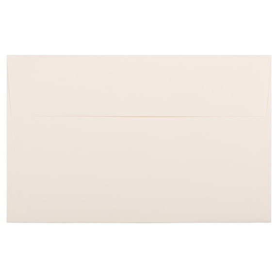 JAM A10 Strathmore Invitation Envelopes, 6 x 9 1/2, Natural White Linen ...