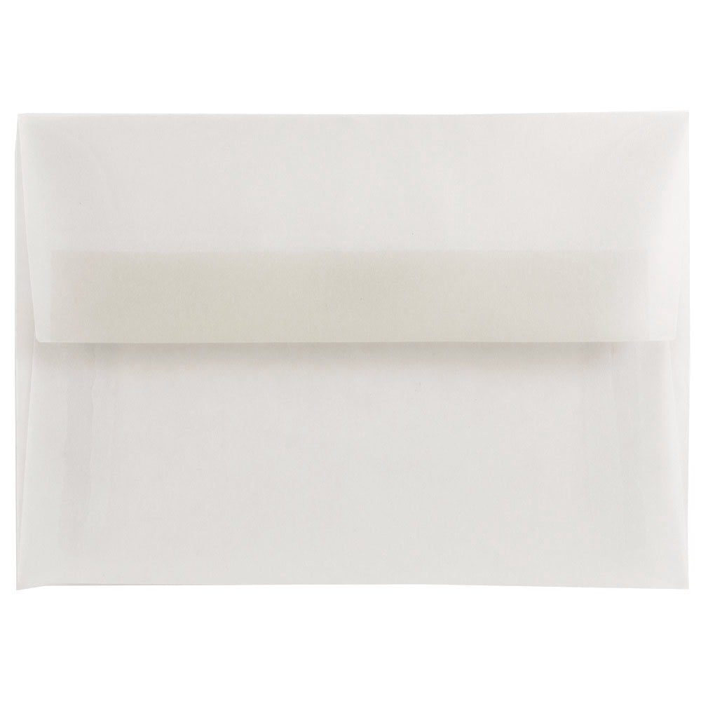 JAM A2 Translucent Envelopes, 4.4x5.8, Clear, 50/Pack - Walmart.com