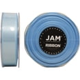 JAM Double Faced Satin Ribbon, 7/8 In x 25 Yds, 1/Pack, Light Blue ...