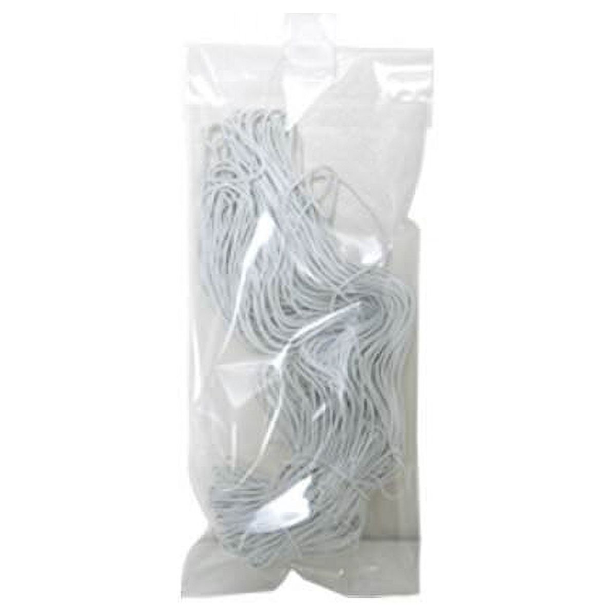 JAM Elastic String Ties, White Matte, 5/Pack, Large, 22" Loop - Walmart.com