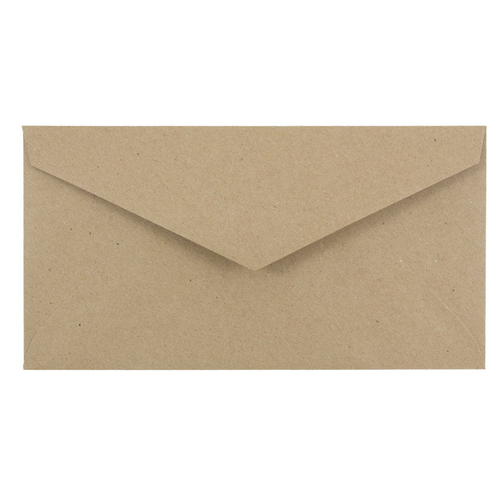 JAM Monarch Envelopes, 3.9x7.5, Brown Kraft, 25/Pack, Brown Kraft ...