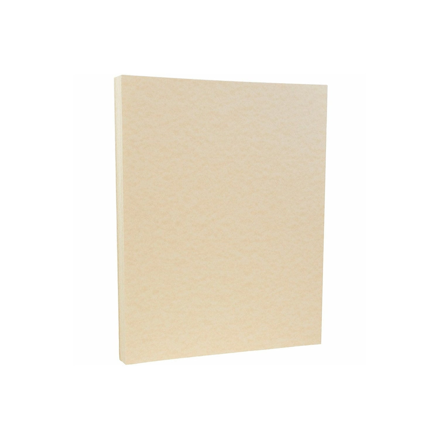 JAM PAPER 8.5" x 11" Parchment Cardstock 65lb Natural 100/pack (171116G ...