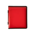 JAM PAPER Zipper 1/2" 3-Ring Binder Red (400738571) - Walmart.com
