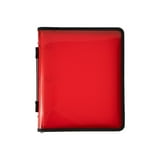 JAM PAPER Zipper 1/2" 3-Ring Binder Red (400738571) - Walmart.com