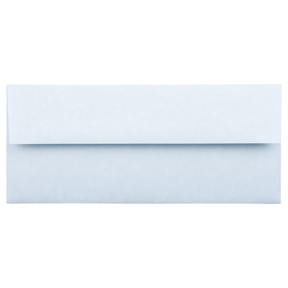 JAM Paper #10 Envelopes, 4 1/8 x 9 1/2, Blue Parchment, 50 per Pack ...