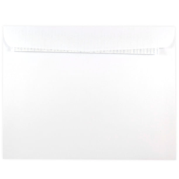 JAM Paper 10" x 13" Booklet Envelopes with Peel and Seal Closure, White ...