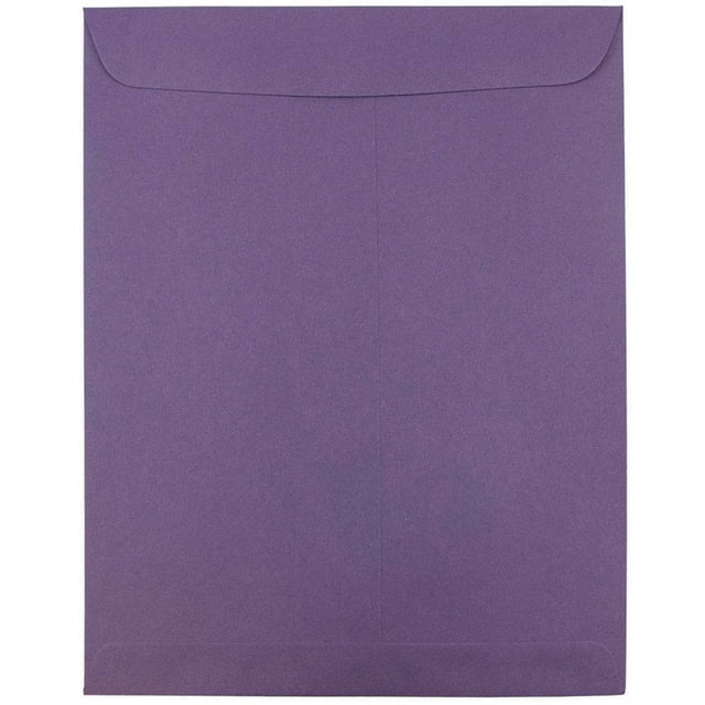 JAM Paper 10" x 13" Open End Catalog Envelopes with Gum Closure, Dark ...