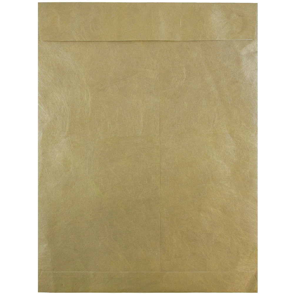 JAM Paper 10 x 13 Tyvek Envelopes, Gold, 10/Pack - Walmart.com