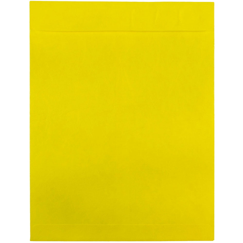 JAM Paper 10x13 Tyvek Envelopes, Yellow, 25/Pack for Business - Walmart ...