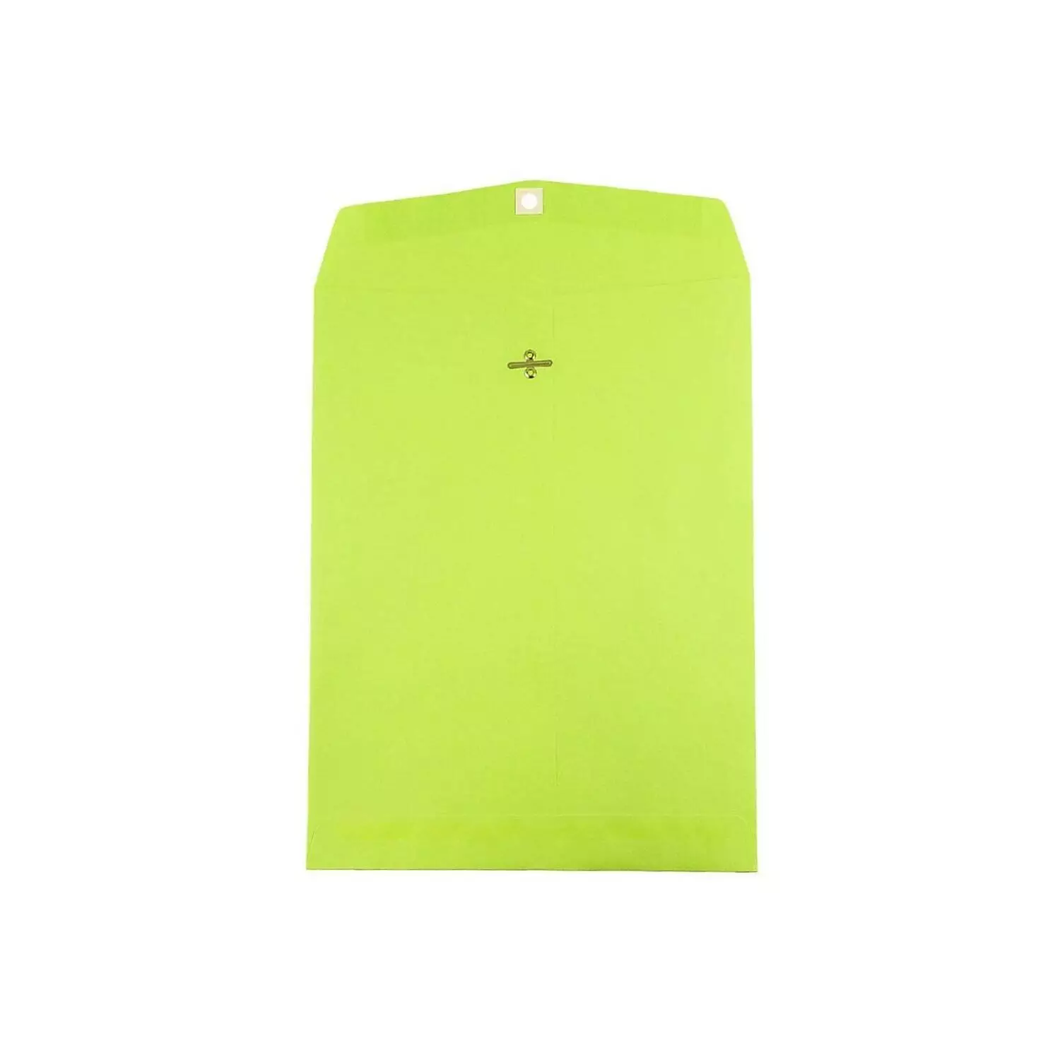 JAM Paper 10x13 Open End Catalog Colored Envelopes w/Clasp Closure Lime ...
