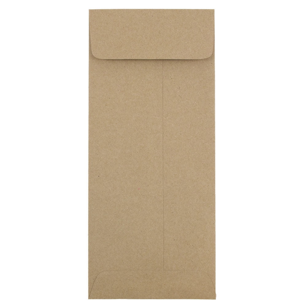 JAM Paper #11 Policy Envelopes, 4.5x10.4, 500/Box, Brown Kraft Recycled ...