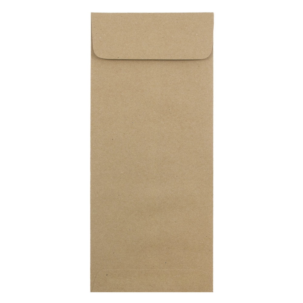 JAM Paper #14 Policy Envelopes, 5 x 11 1/2, Brown Kraft Recycled, 50 ...