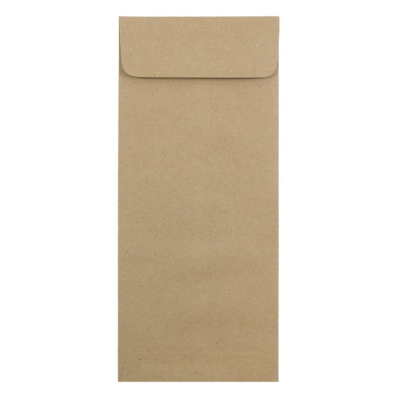 JAM Paper #14 Policy Envelopes, 5 x 11 1/2, Brown Kraft Recycled, 50 ...
