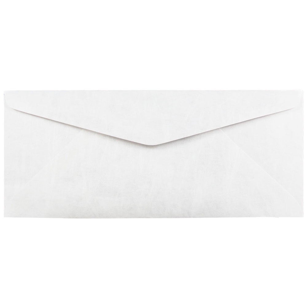 JAM Paper #14 Tyvek Tear-Proof Envelopes, 5 x 11 1/2, White, 25/Pack ...