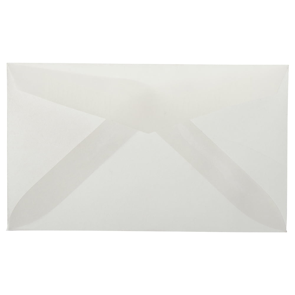 JAM Paper 2Pay Translucent Envelopes, 2.5x4.3, 100/Pack, Clear ...