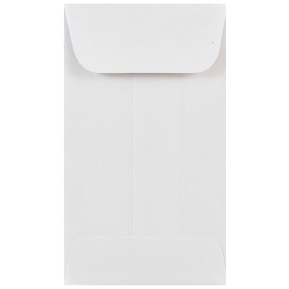 JAM Paper #3 Coin Envelope, 2 1/2 x 4 1/4, White, 100/pack - Walmart.com