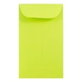 JAM Paper #3 Coin Envelopes, 2 1/2 x 4 1/4, Lime Green, 50 per Pack ...