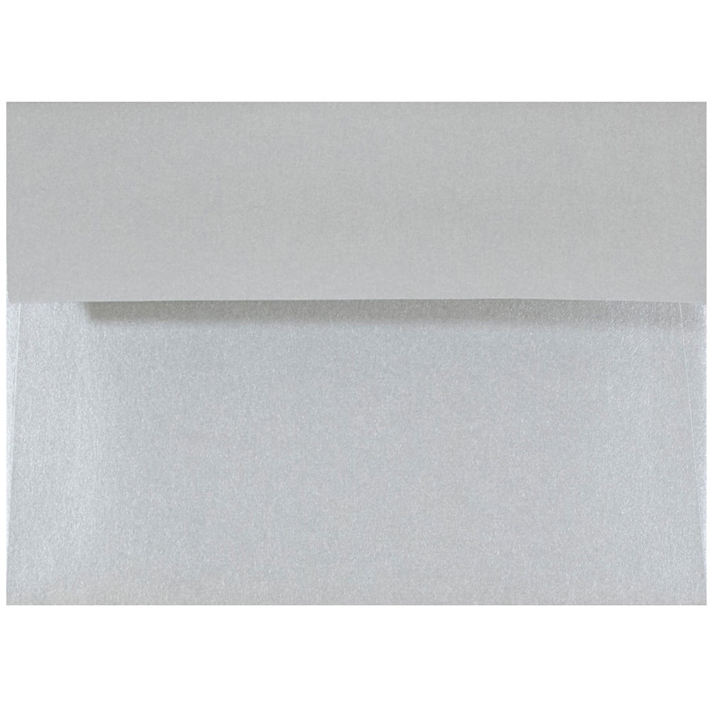 JAM Paper 4Bar Envelopes, 3 5/8 x 5 1/8, Silver Metallic, 250/Pack ...