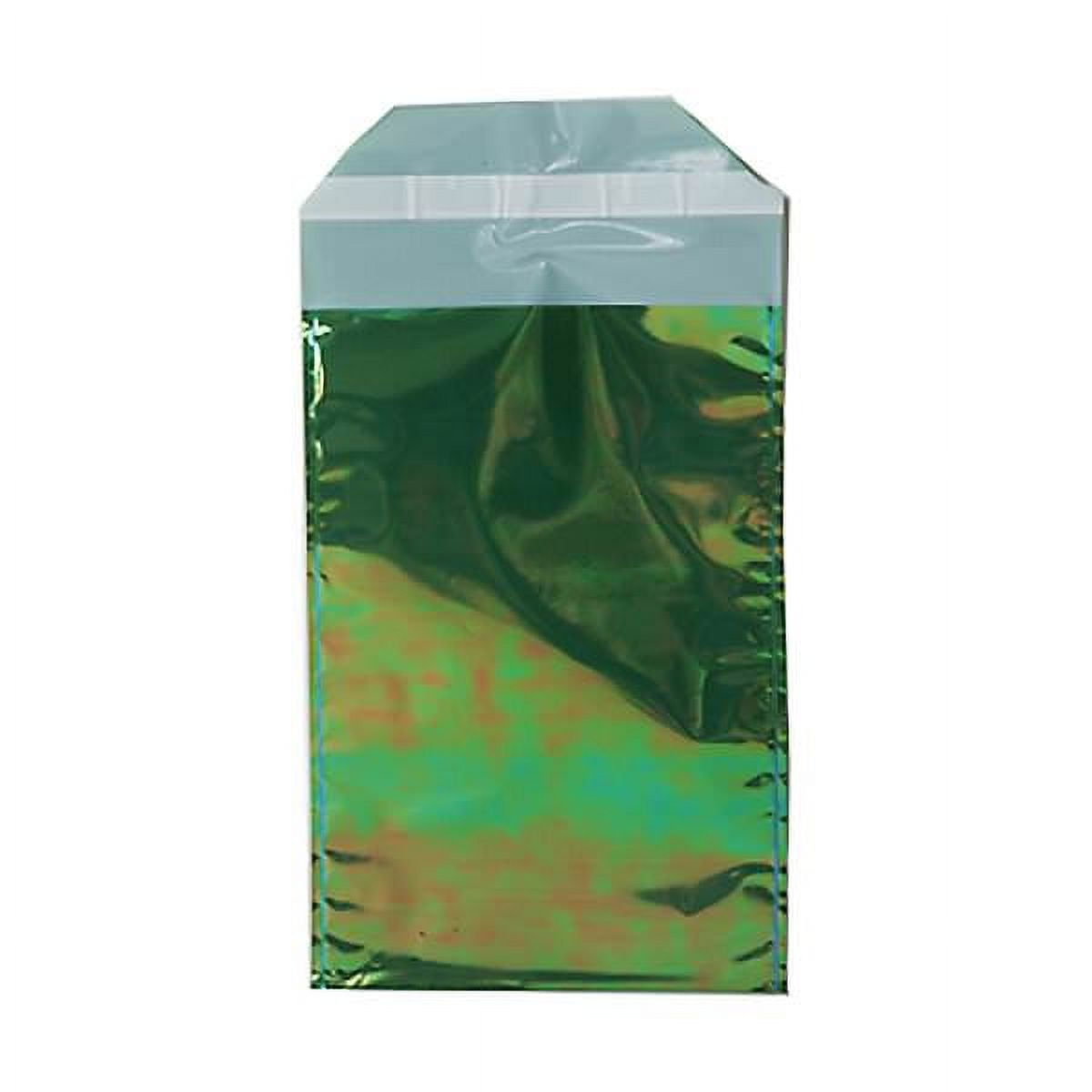 JAM Paper 5 1/4 x 8 Foil Envelopes, Green Metallic, 100/Pack - Walmart.com