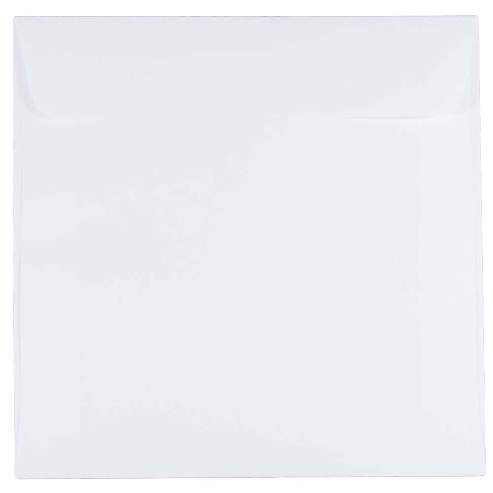 JAM Paper 6.5 x 6.5 Square Invitation Envelopes, White, 100/Pack ...