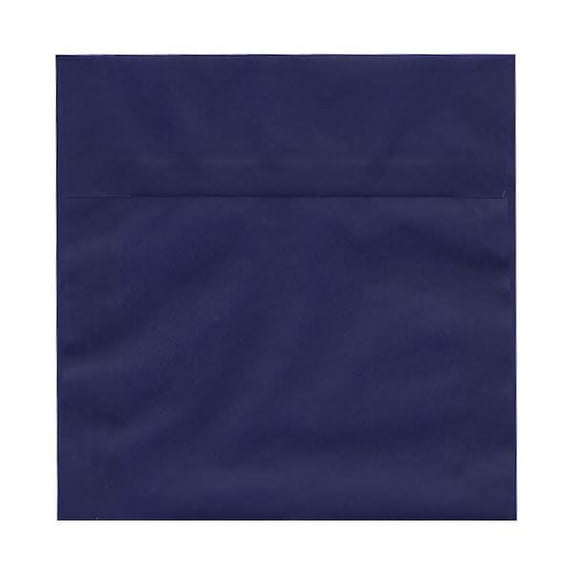 JAM Paper 6.5 x 6.5 Translucent Envelopes, Indigo Blue, 100/Pack ...