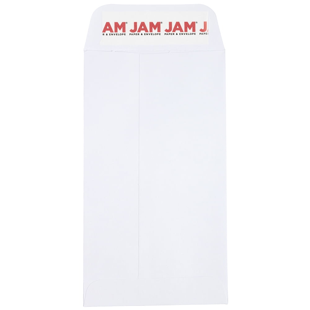 JAM Paper #6 Coin Envelopes with Peel and Seal Closure, 3 3/8 x 6 ...
