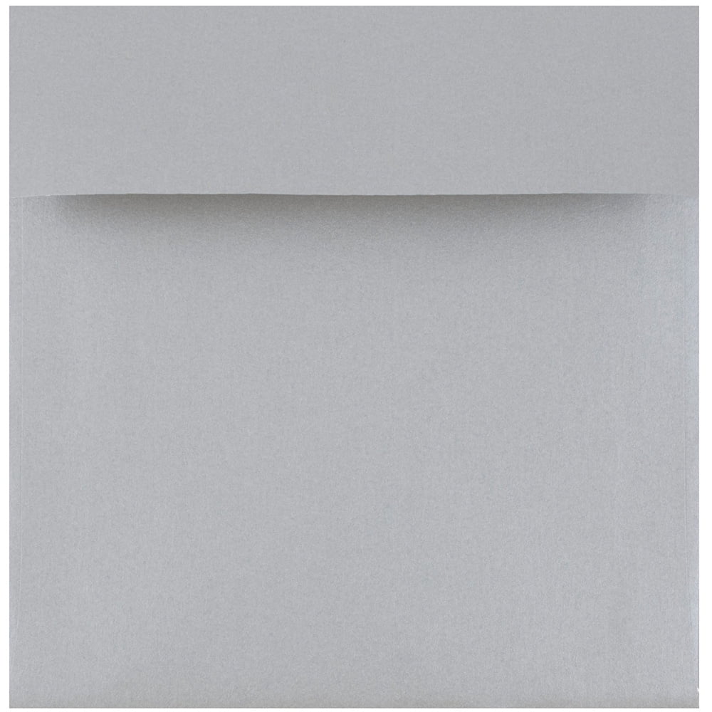 JAM Paper 6 x 6 Square Envelopes, Silver Metallic, 250/Pack - Walmart.com