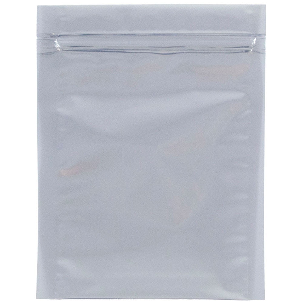 JAM Paper 6 x 8 See-Through Foil Zip Envelopes, Clear, 100/Pack ...