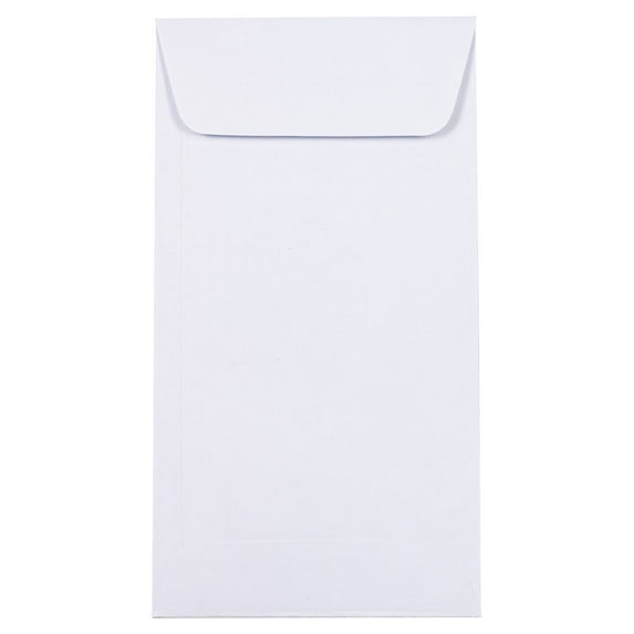 JAM Paper #7 Coin Envelopes, 3 1/2 x 6 1/2, White, 50 per Pack ...