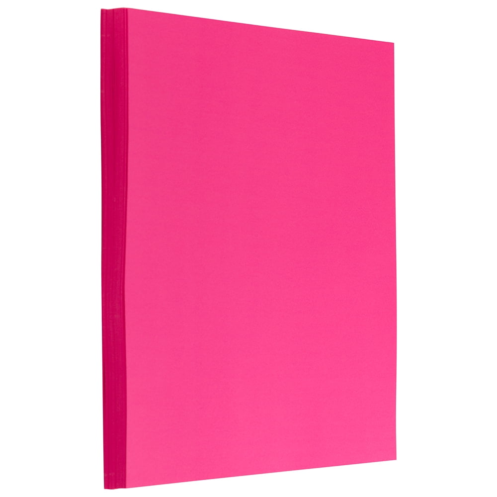 JAM Paper 8.5x11 Paper, 32lb, Fuchsia, 50 per Pack - Walmart.com