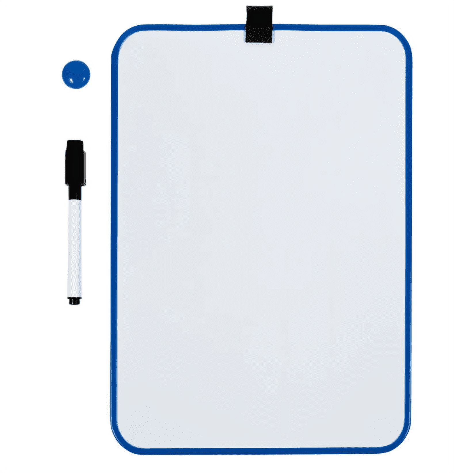 JAM Paper 8 x 12 Magnetic Dry Erase Foam Whiteboards, Blue Border, 1 ...