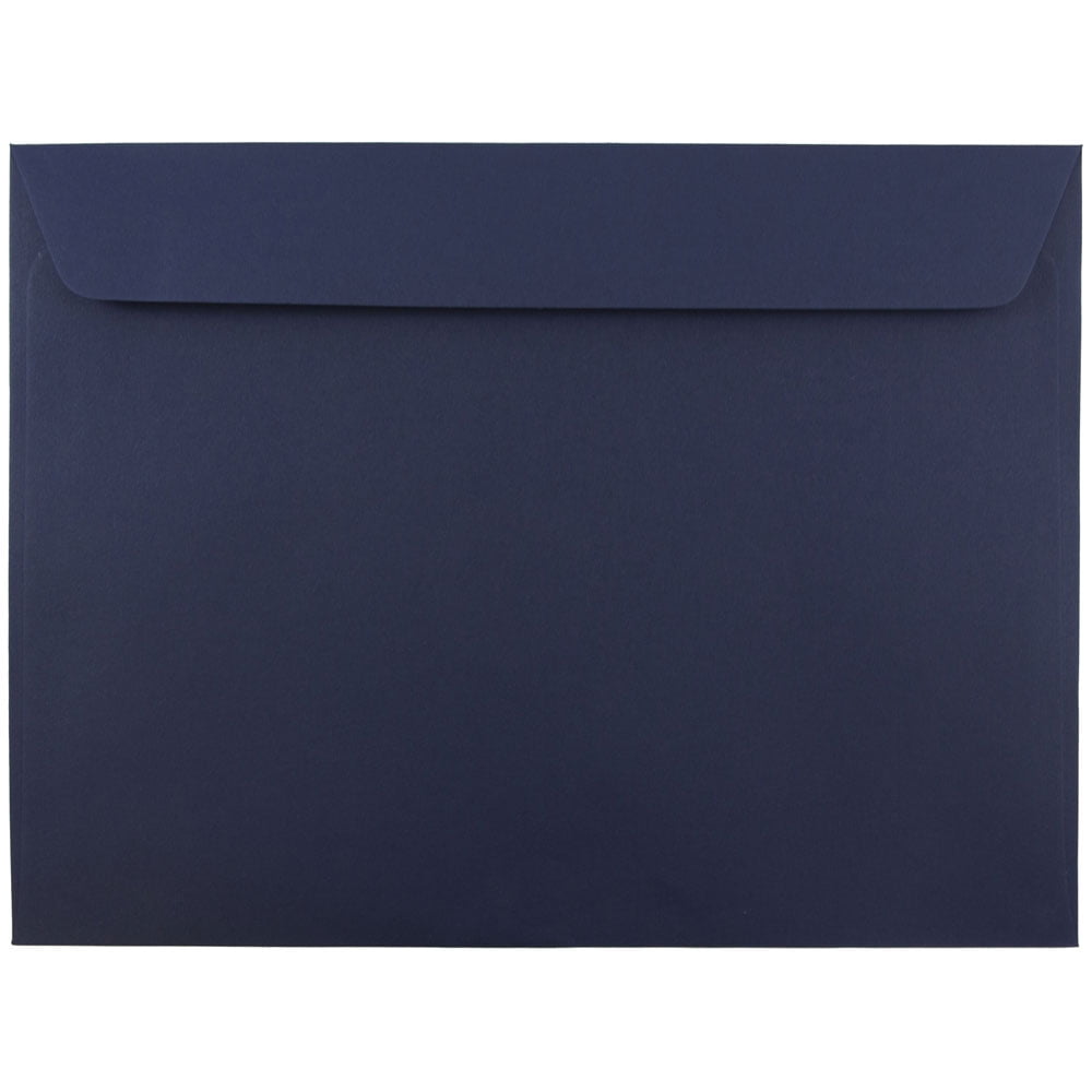 JAM Paper 9 x 12 Booklet Envelopes, Navy Blue, 50/Pack - Walmart.com