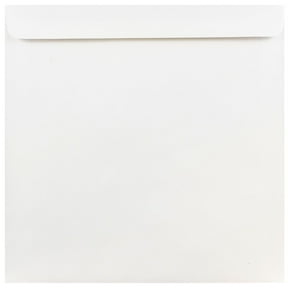 JAM Paper 6.5 x 6.5 Square Invitation Envelopes, White, 50 per Pack ...