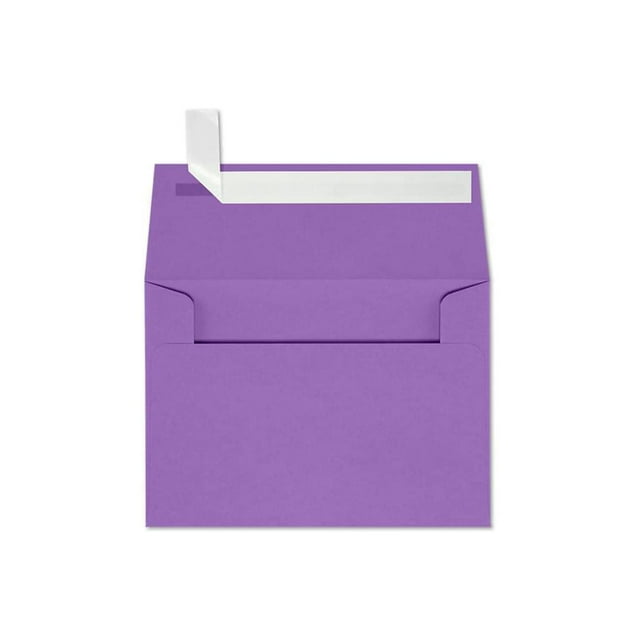 JAM Paper A1 Self Seal Invitation Envelopes 3 5/8" x 5 1/8" Violet ...