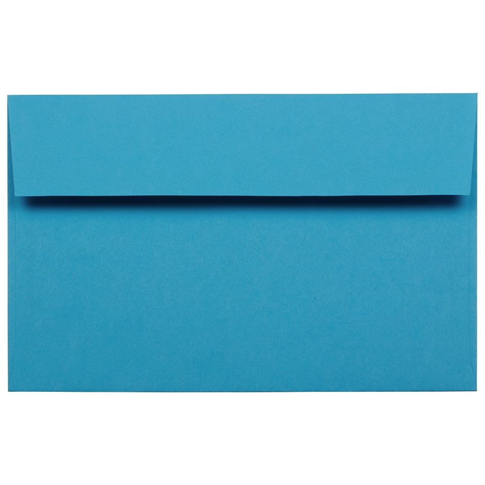 JAM Paper A10 Envelopes, 6 x 9 1/2, Blue, 50 per Pack - Walmart.com