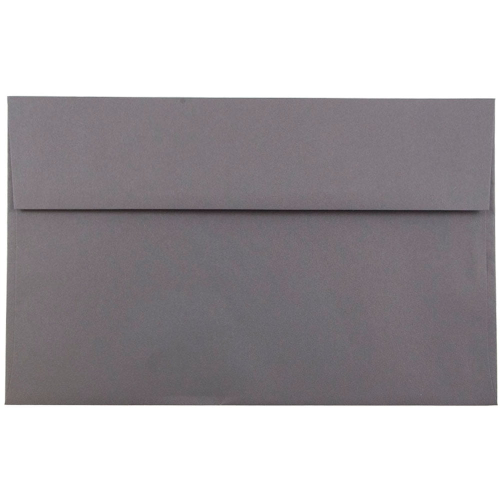 JAM Paper A10 Envelopes, 6 x 9 1/2, Dark Grey, 50 per Pack - Walmart.com