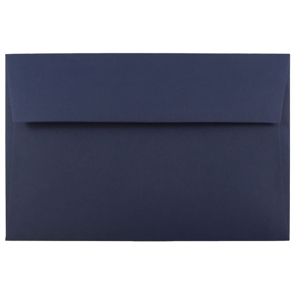 JAM Paper A10 Envelopes, 6 x 9 1/2, Navy Blue, 50 per Pack - Walmart.com