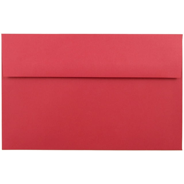 JAM Paper A10 Envelopes, 6 x 9 1/2, Red, 25/Pack - Walmart.com