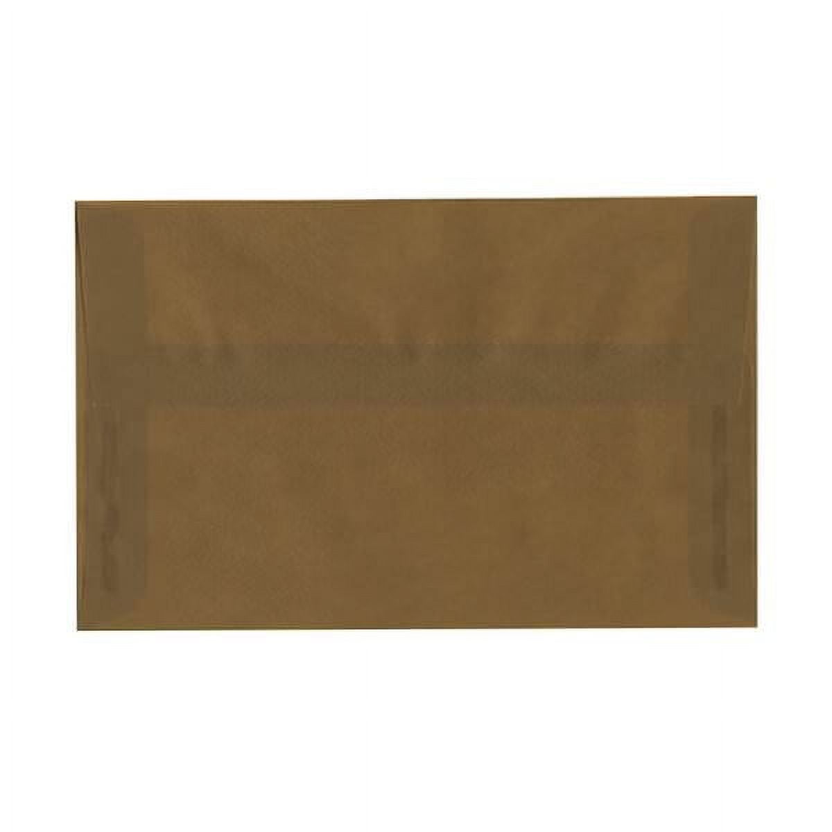 JAM Paper A10 Translucent Envelopes, 6 x 9 1/2, Brown, 25/Pack, Earth ...