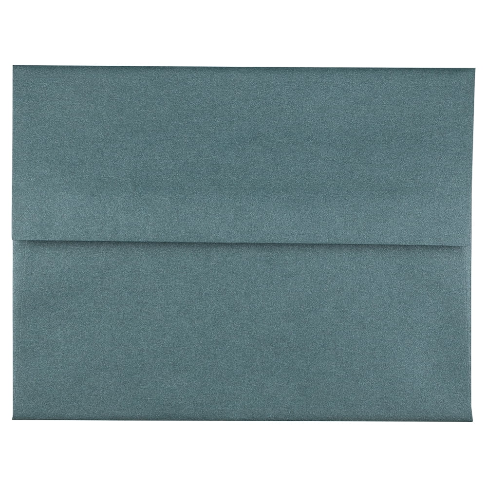 JAM Paper A2 Envelopes, 4 3/8 x 5 3/4, 50/Pack, Malachite Deep Green ...