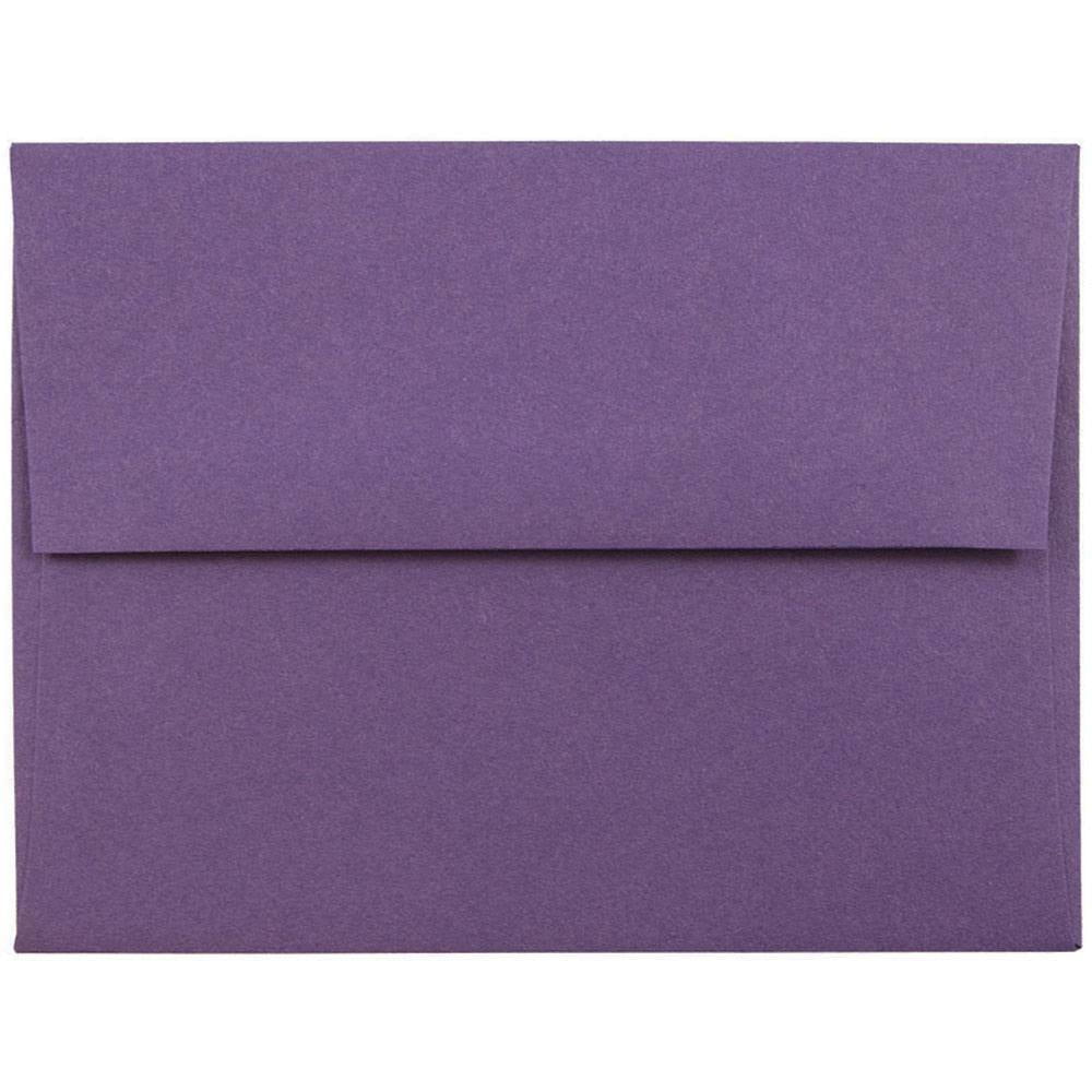JAM Paper A2 Envelopes, 4 3/8 x 5 3/4, Dark Purple, 250/Pack - Walmart.com