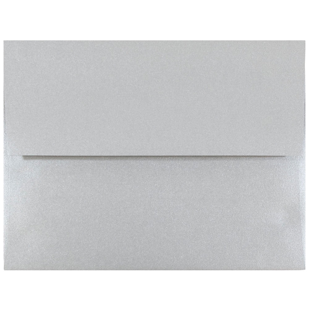 JAM Paper A2 Envelopes, 4 3/8 x 5 3/4, Silver Metallic, 1000/Carton ...