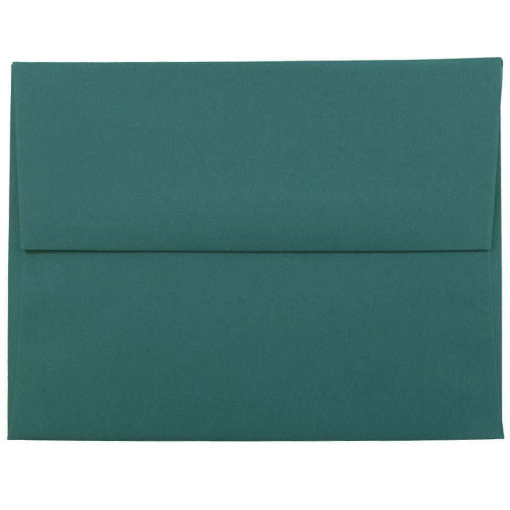 JAM Paper A2 Invitation Envelopes, 4 3/8 x 5 3/4, Teal Blue, 250/Pack ...