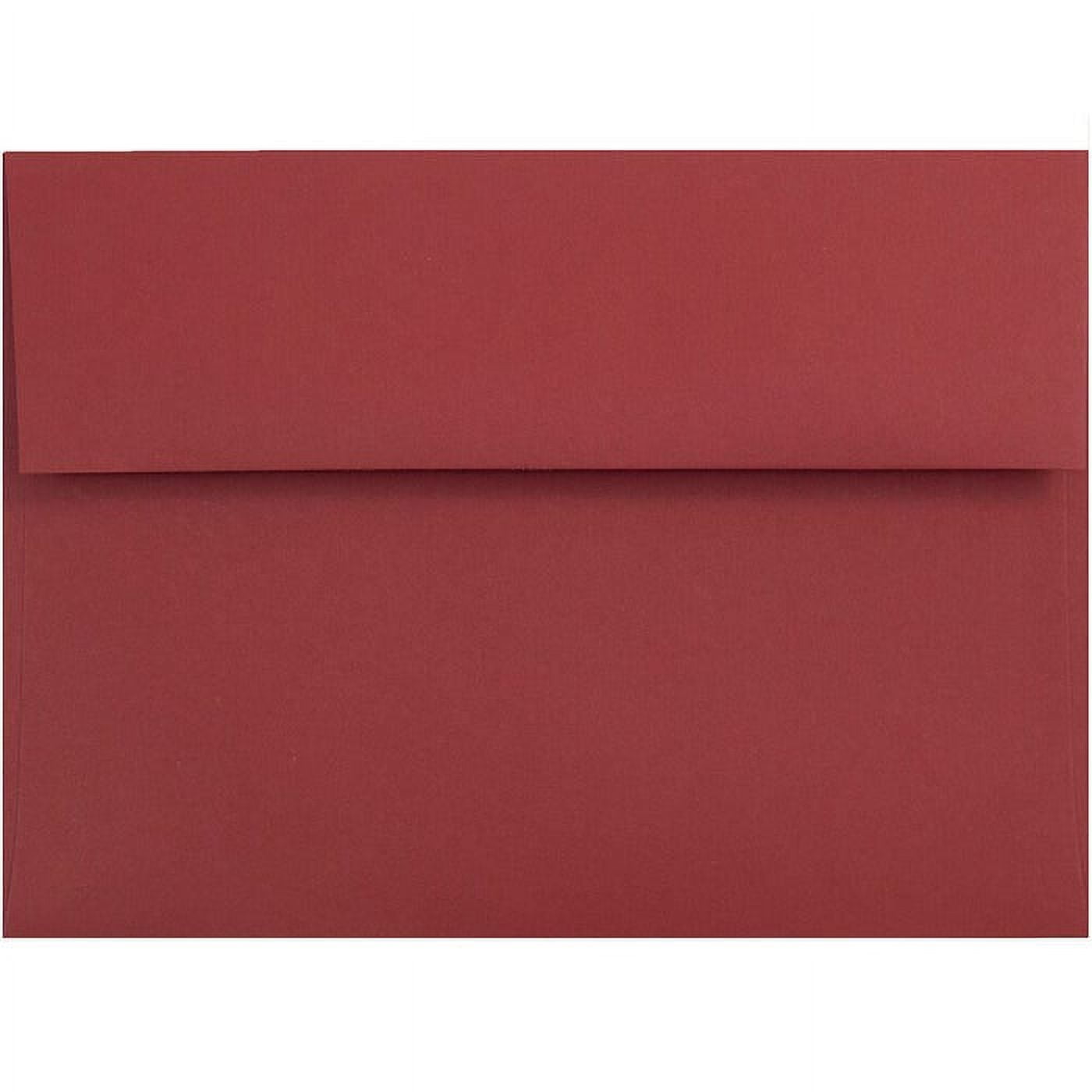 JAM Paper A6 Envelopes, 4 3/4 x 6 1/2, Dark Red, 50/Pack - Walmart.com