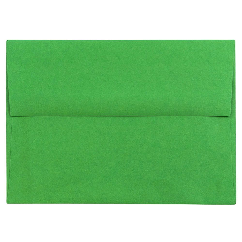 JAM Paper A6 Envelopes, 4 3/4 x 6 1/2, Green, 50 per Pack - Walmart.com